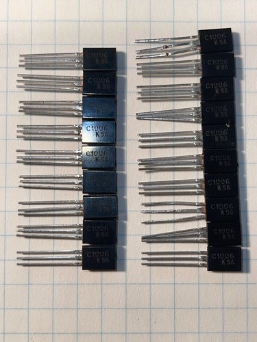 LOT OF 22 2SC1006 EPITAXIAL PLANAR TRANSISTORS CB TX DRIVER APPLICATION ...