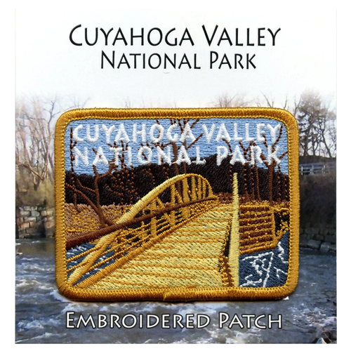 Cuyahoga Valley National Park Patch Ohio Towpath Trail Embroidered Iron ...