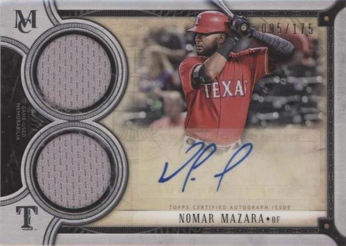 2018 Topps Museum Collection - Signature Swatches Dual Relic Autographs ...