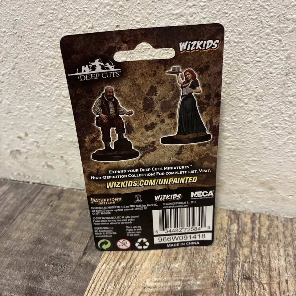 Pathfinder Battles Deep Cuts Unpainted Miniatures: Serving Girl ...