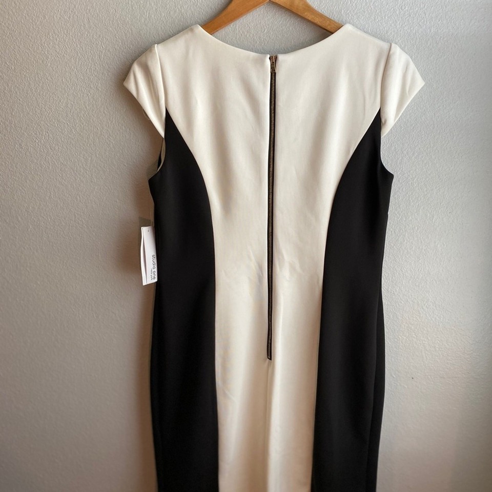 NWT Studio One NY Black and White Dress | eBay UK