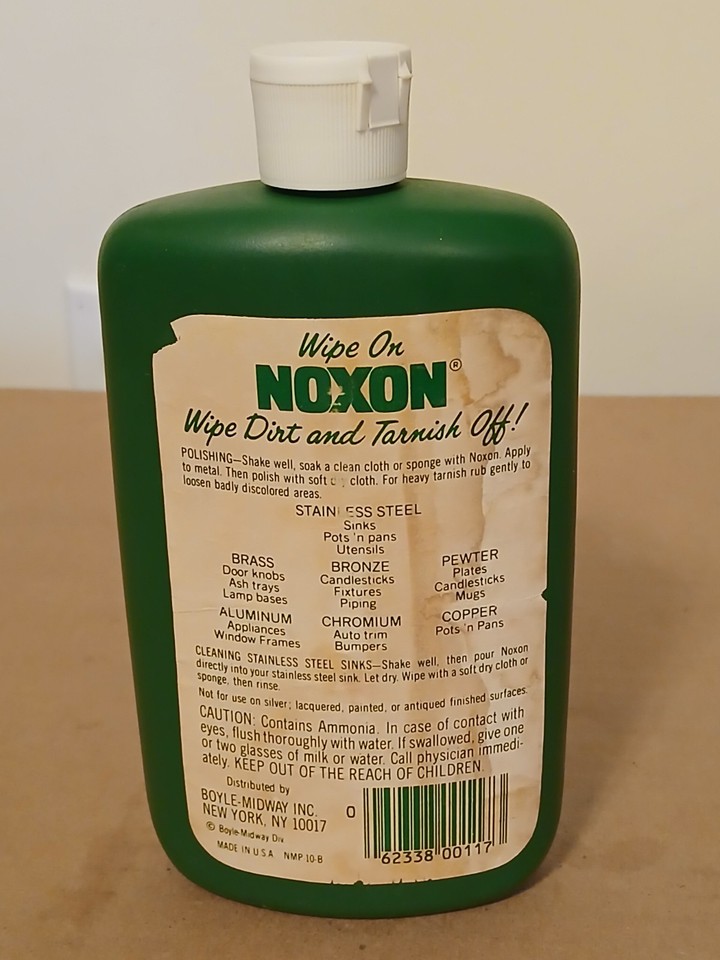 NOXON 7 LIQUID METAL POLISH 12 FL. OZ. DISCONTINUED NOT THICK FORMULA ...