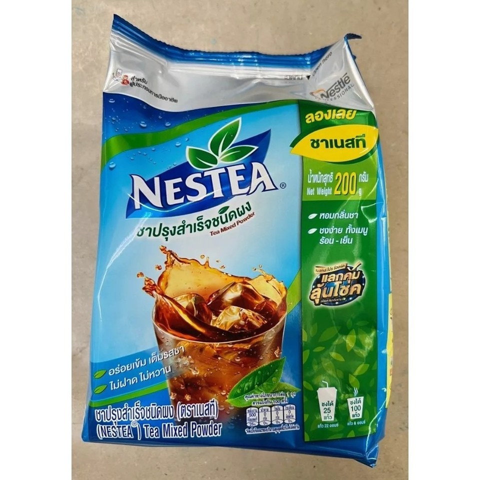 Nestea Instant Tea Powder 10pcs x 200g Unsweetened Black Tea Mix ...