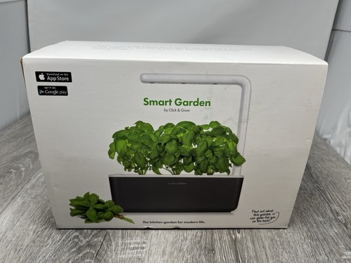 Click & Grow Indoor Herb Smart Garden Kit with Grow Light and 3 Basil ...