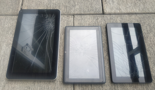 3 x Defective Tablets Cracked Screens 7" & 9" | eBay UK