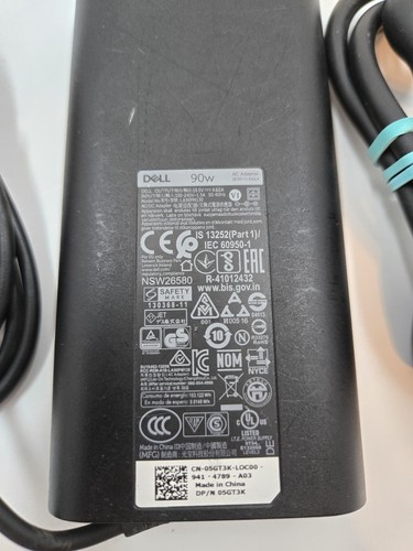 OEM Genuine Dell 90W 19.5V LA90PM130 6C3W2 C9HYX AC Power Adapter ...