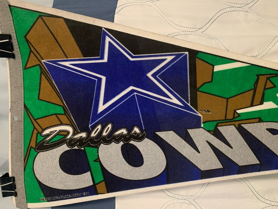 Dallas Cowboys Football Felt Pennant NFL 30" Featuring Teams Old Logo 👀 ...