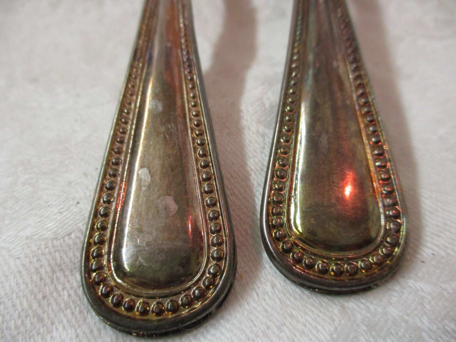Vintage Italy EP Zinc Silver plated 2 pc Salad Serving Fork & Spoon | eBay