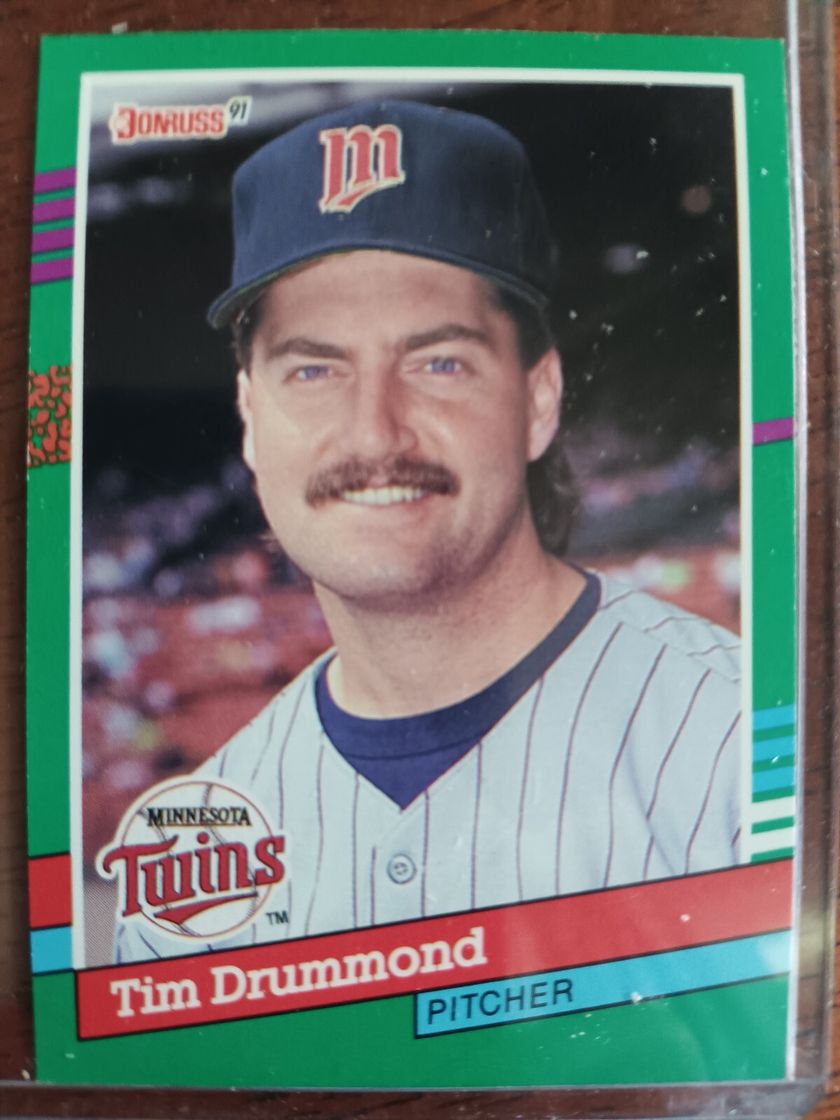 TIM DRUMMOND TWINS 1991 DONRUSS SERIES 2 BASEBALL CARD #694 | eBay