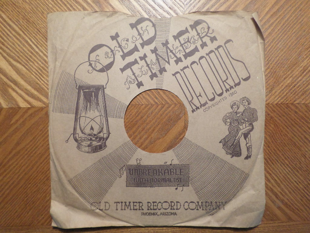 OLD TIMER 78-RPM- NO RECORD-SLEEVE-ONLY VG+ CONDITION ARIZONA | eBay