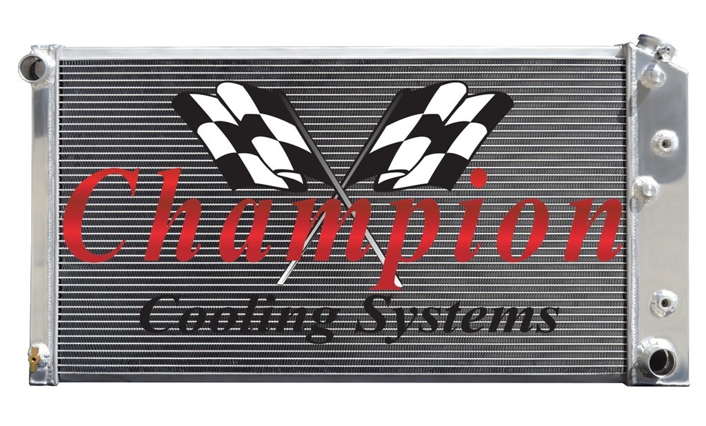 Radiator-3 Row All Aluminum Replacement Champion Cooling Systems CC232 ...