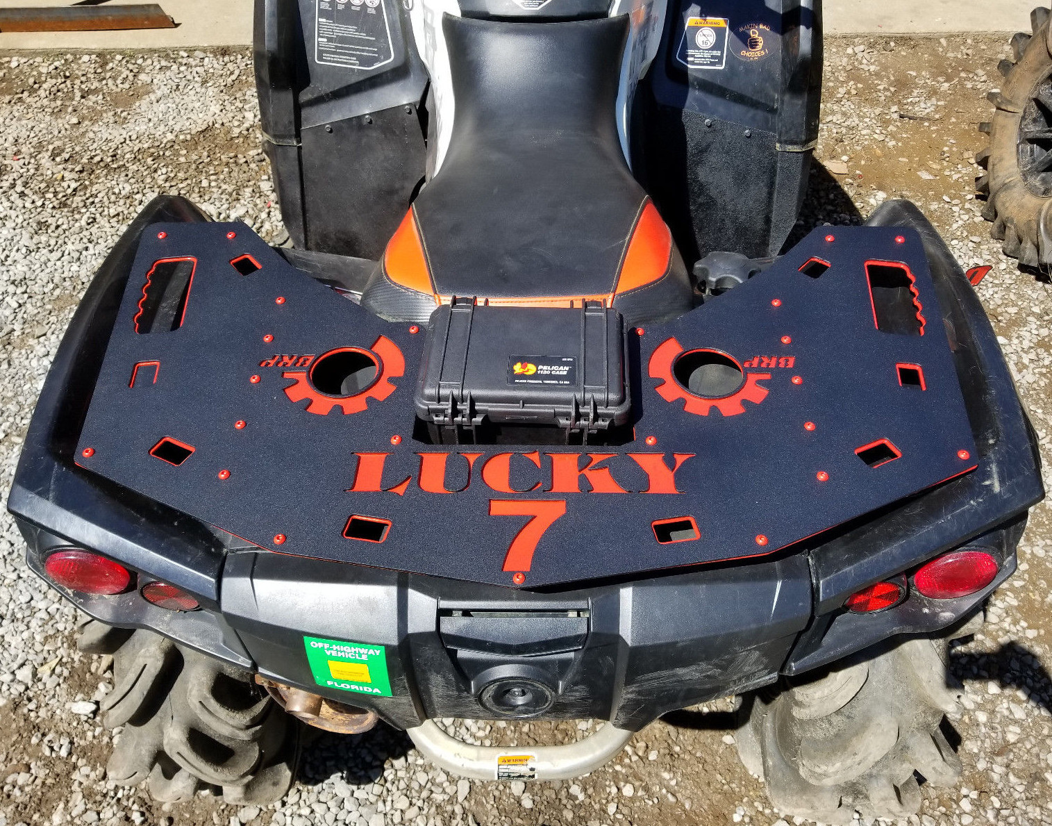 Can-Am Outlander Gen 2 Rear Rack w/ Storage Case - 500 570 650 800 1000 ...