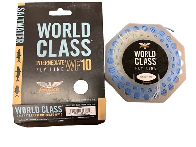 Fenwick World Class Intermediate Saltwater Fly Line WF10 Clear Ocean ...