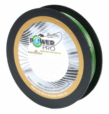 Power Pro Super 8 Slick Aqua Green Braided Fishing Line 65lb Test Braid ...