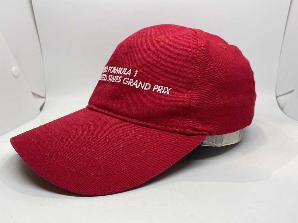 Formula 1 US Grand Prix 2012 Cap Hat Adult Adjustable Red 100% Cotton ...