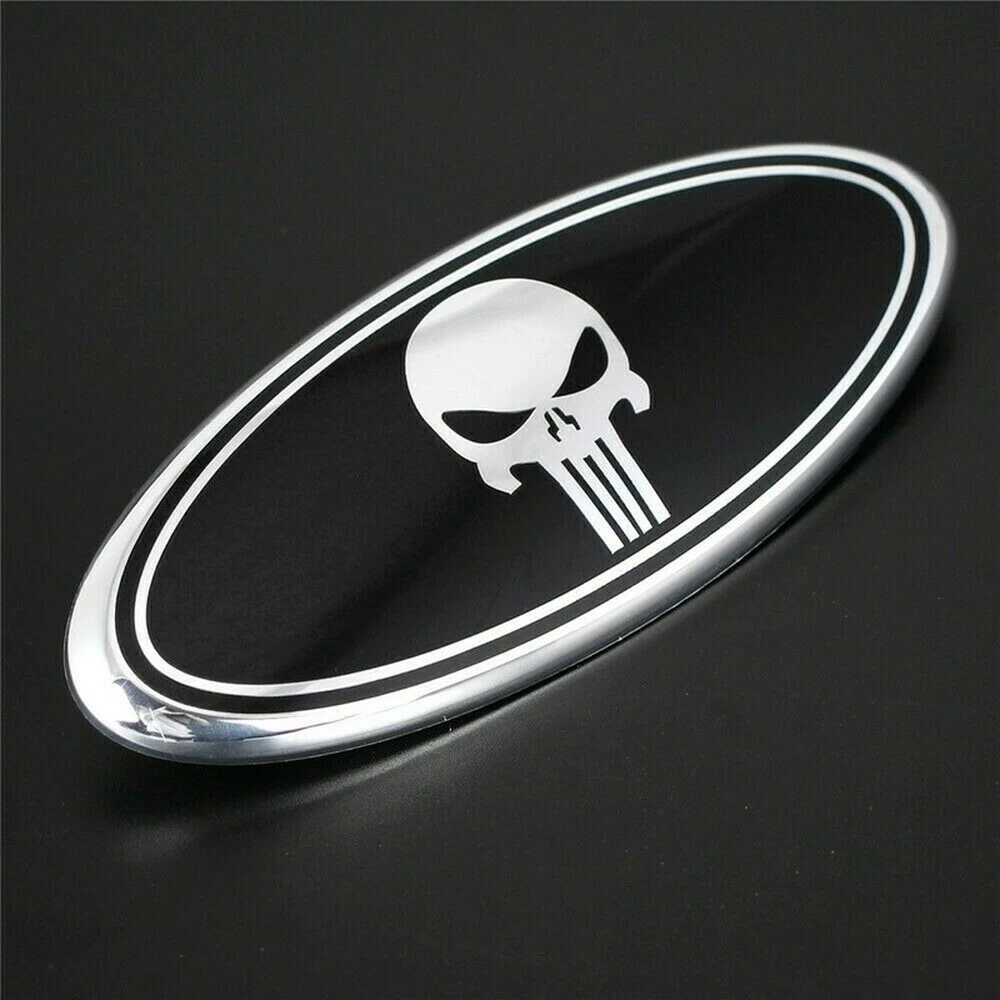 Custom F150 Emblems Skull