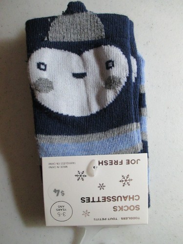 Joe Fresh Toddlers Sock Monkey Socks Years 3-5 NEW | eBay