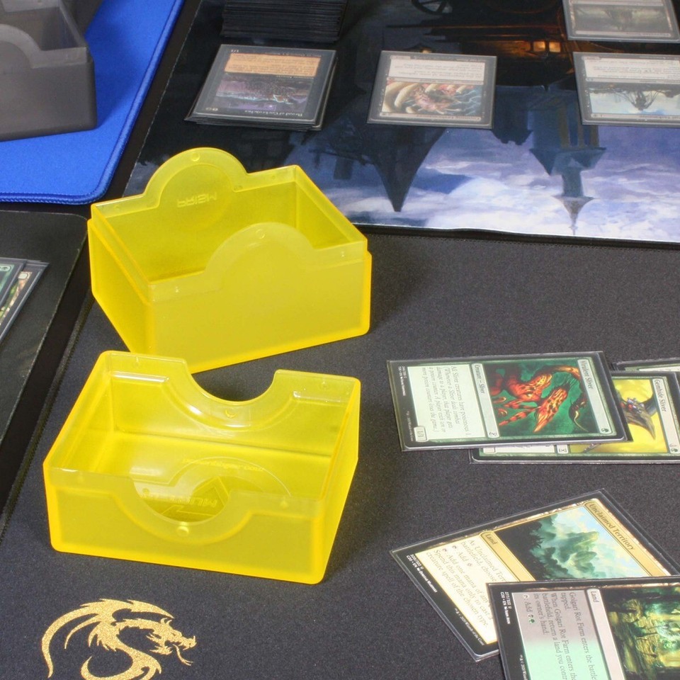 BCW Card Deck Box Spectrum Prism Plastic Case MTG Pokemon Storage ...