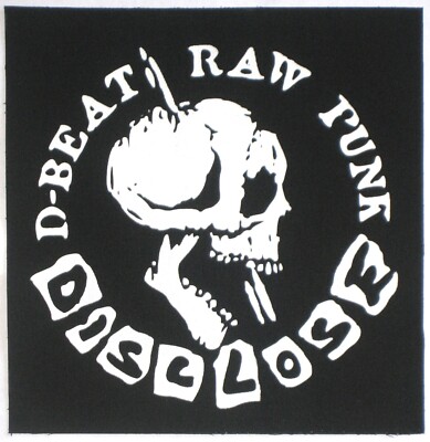 DISCLOSE Back Patch - DIY Crust Punk Disrupt Wolfbrigade Nausea ...