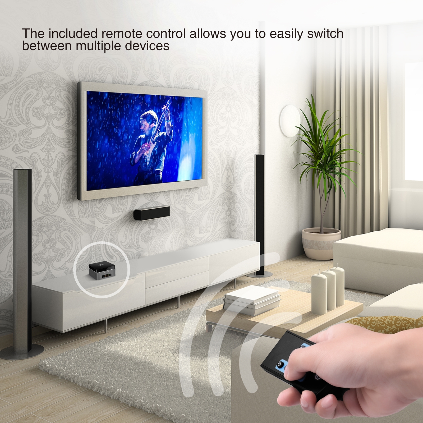 SIIG Premium 5x1 HDMI Switch 4K 60HZ HDR with IR Remote Control | eBay
