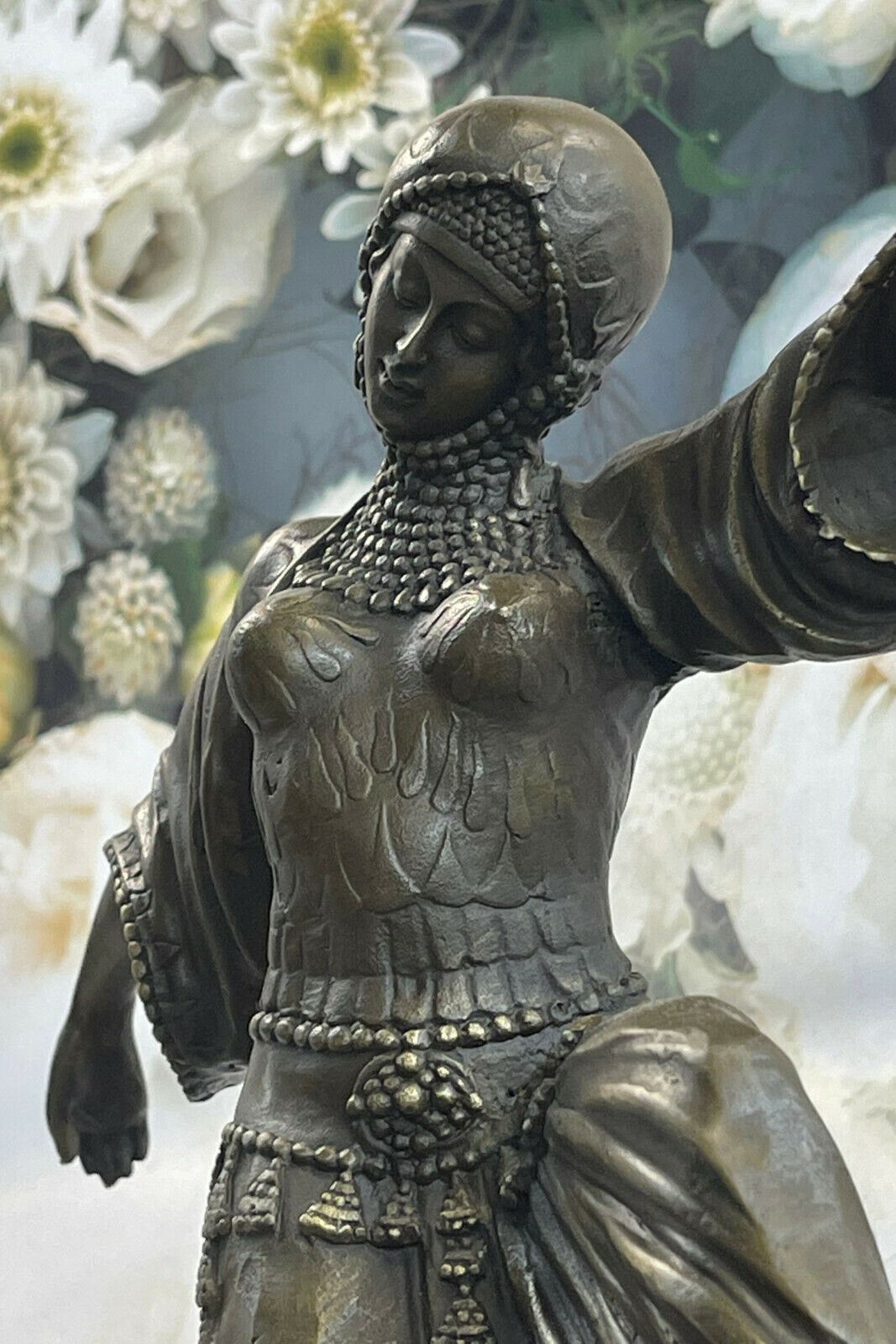 Demetre Chiparus Egyptian Dancer Bronze Sculpture Signed Art Deco D.H ...
