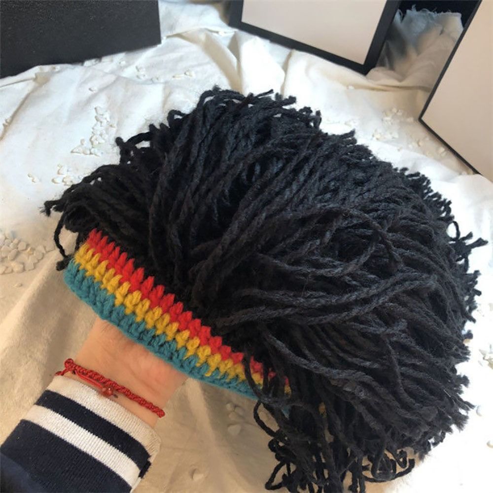 Hip-hop Reggae Dreadlocks Wig Fiber Africa Roots Wig Trendy Men Wig ...
