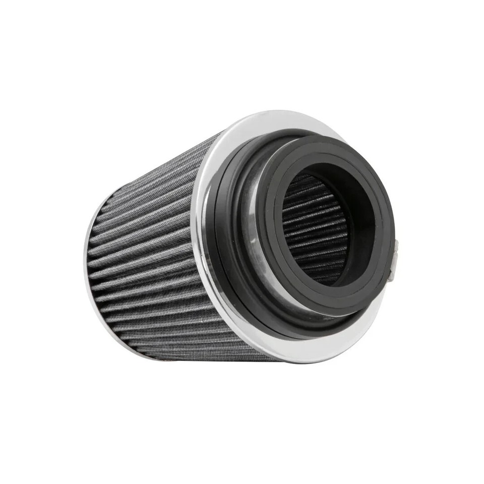 K&N 3" to 4" Round Tapered Universal Air Intake Cone Filter Chrome RG ...