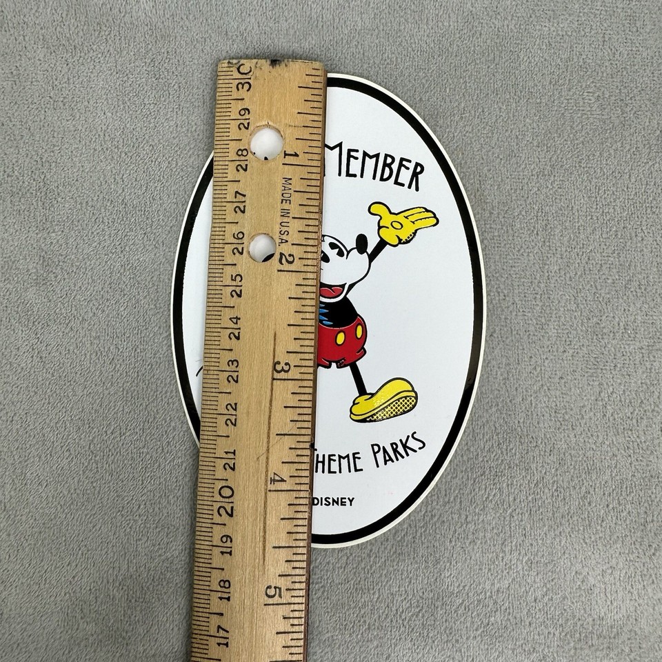 Disney Theme Parks Cast Member Sticker Mickey Mouse Walt Disney World 4 ...