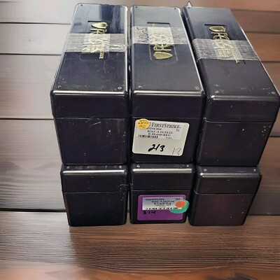 6 Black PCGS Boxes, Holds 20 PCGS Slabbed Coins Per Box, See ...