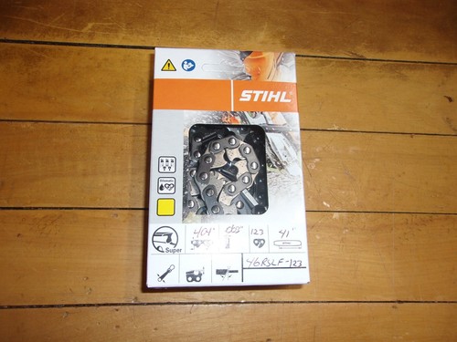 Stihl OEM 41" Full Chisel Skip Tooth Chain .404" .063" 123 DL 46RSLF # ...