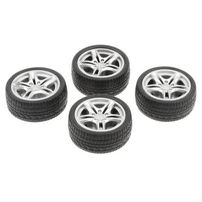 4pcs 1/10th Remote Control Racing Car Wheel Rim Tyres Replacement | eBay