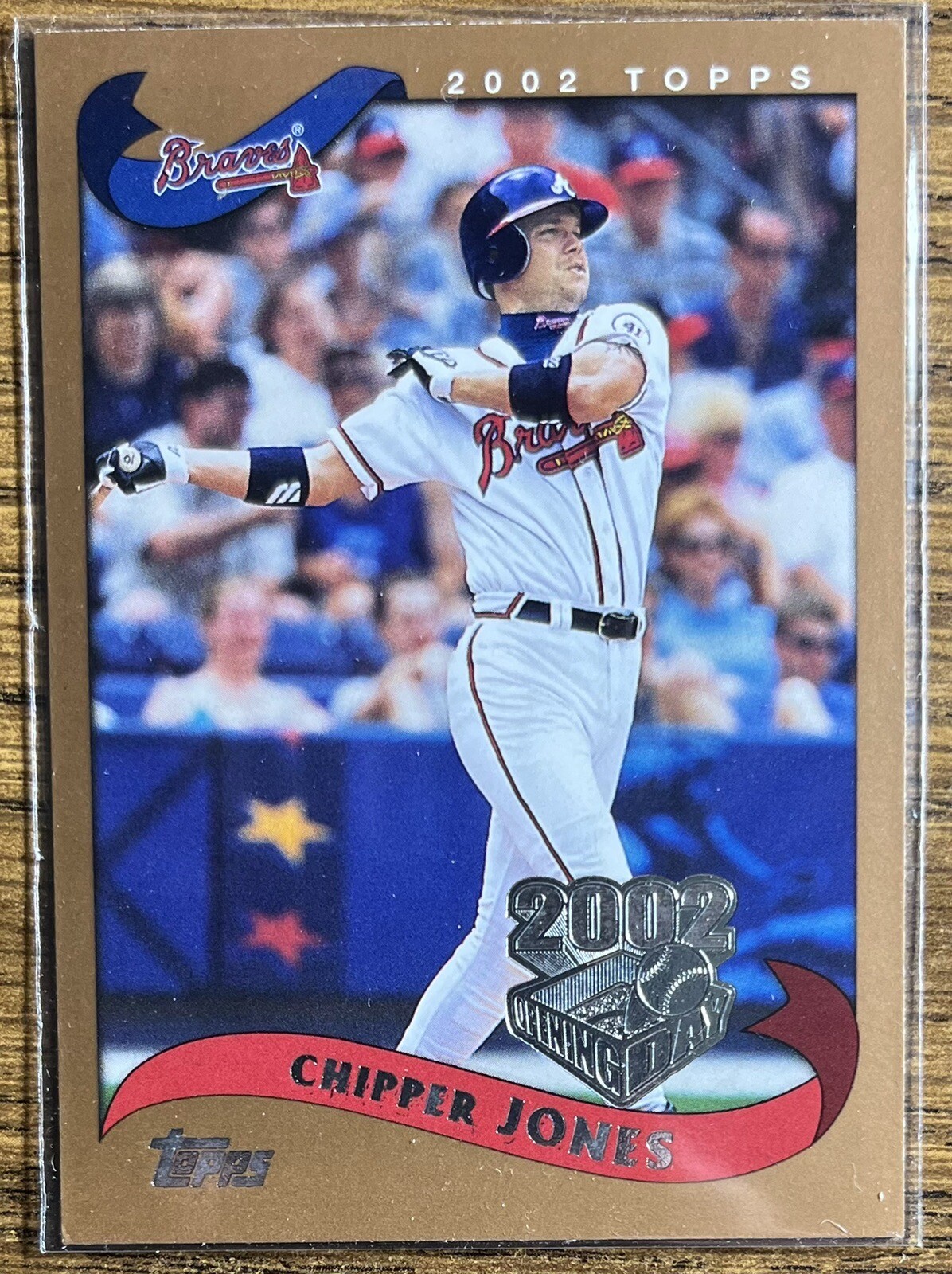 CHIPPER JONES 2002 Topps Opening Day #114 Atlanta Braves HOF | eBay