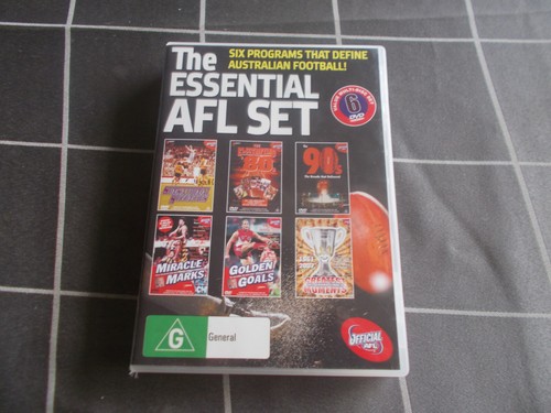 THE ESSENTIAL AFL SET six disc DVD boxset | eBay Australia