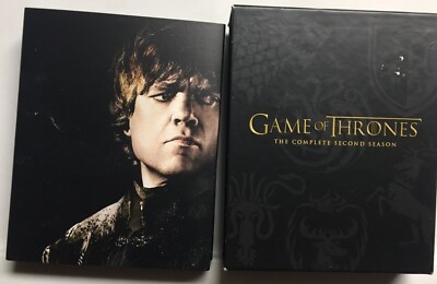 Game of Thrones: Season 2 Two (Blu-ray,7-Disc Set) w/Embossed Foil ...