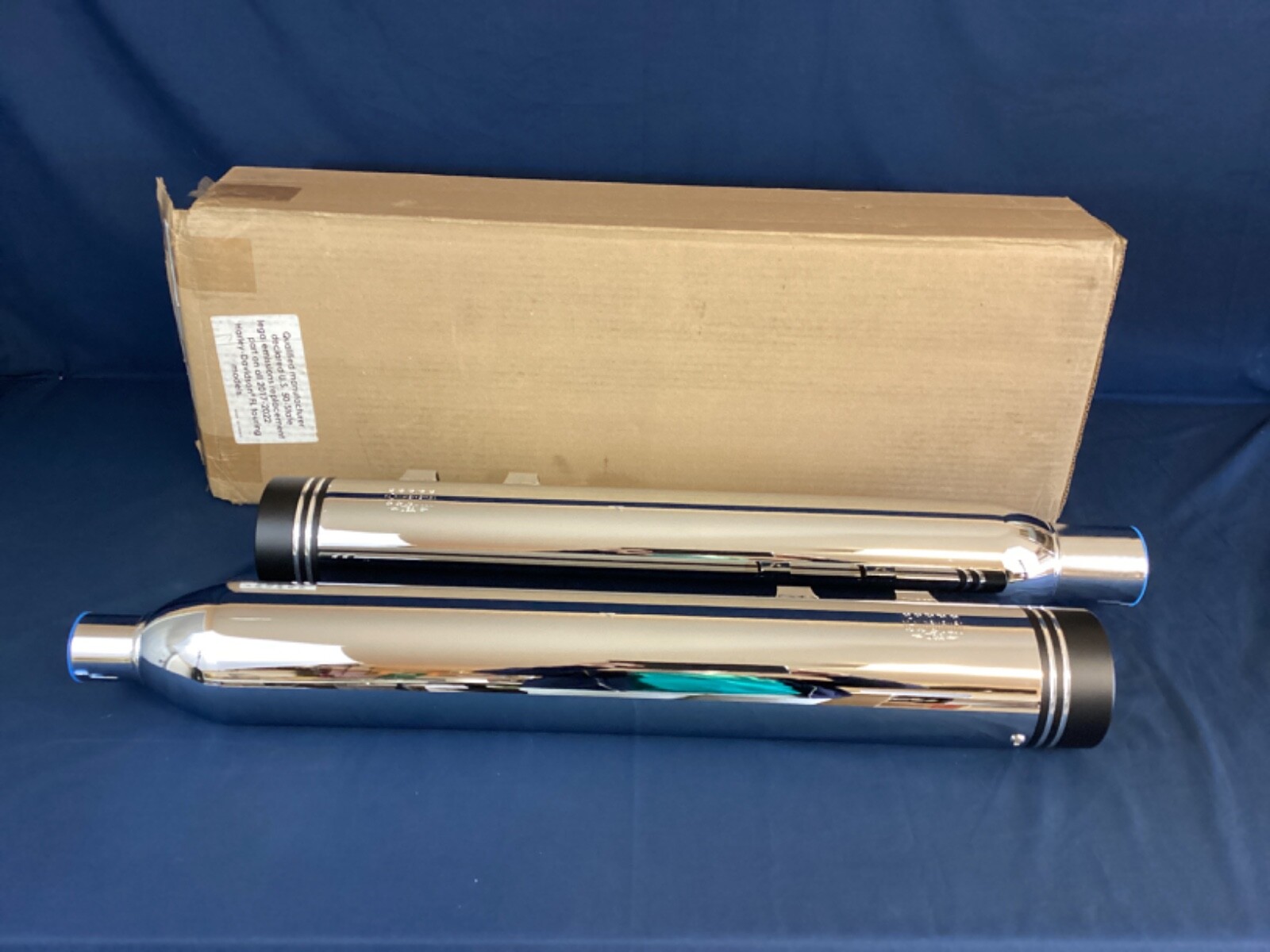 HD Cobra 4” Neighbor Haters Groove Tip Muffler Dresser 17-22, 6277 ...