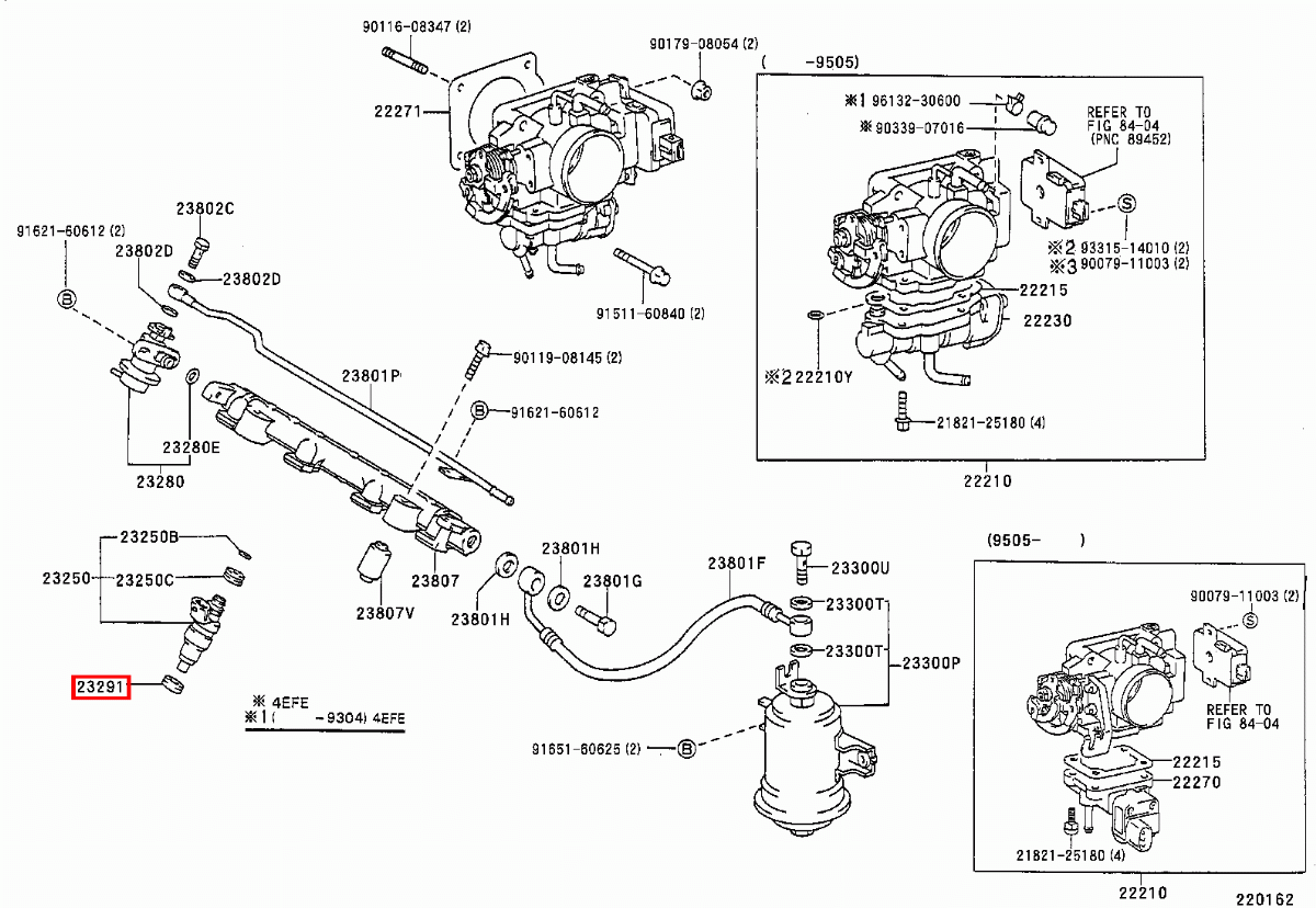 Genuine Celica Supra RA65 RA64 2.4 Injector Nozzle Vibration Insulator ...