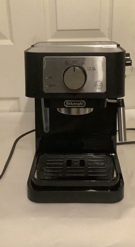 Delonghi Stilosa 15 Bar Pump Espresso Machine, Black and Stainless ...