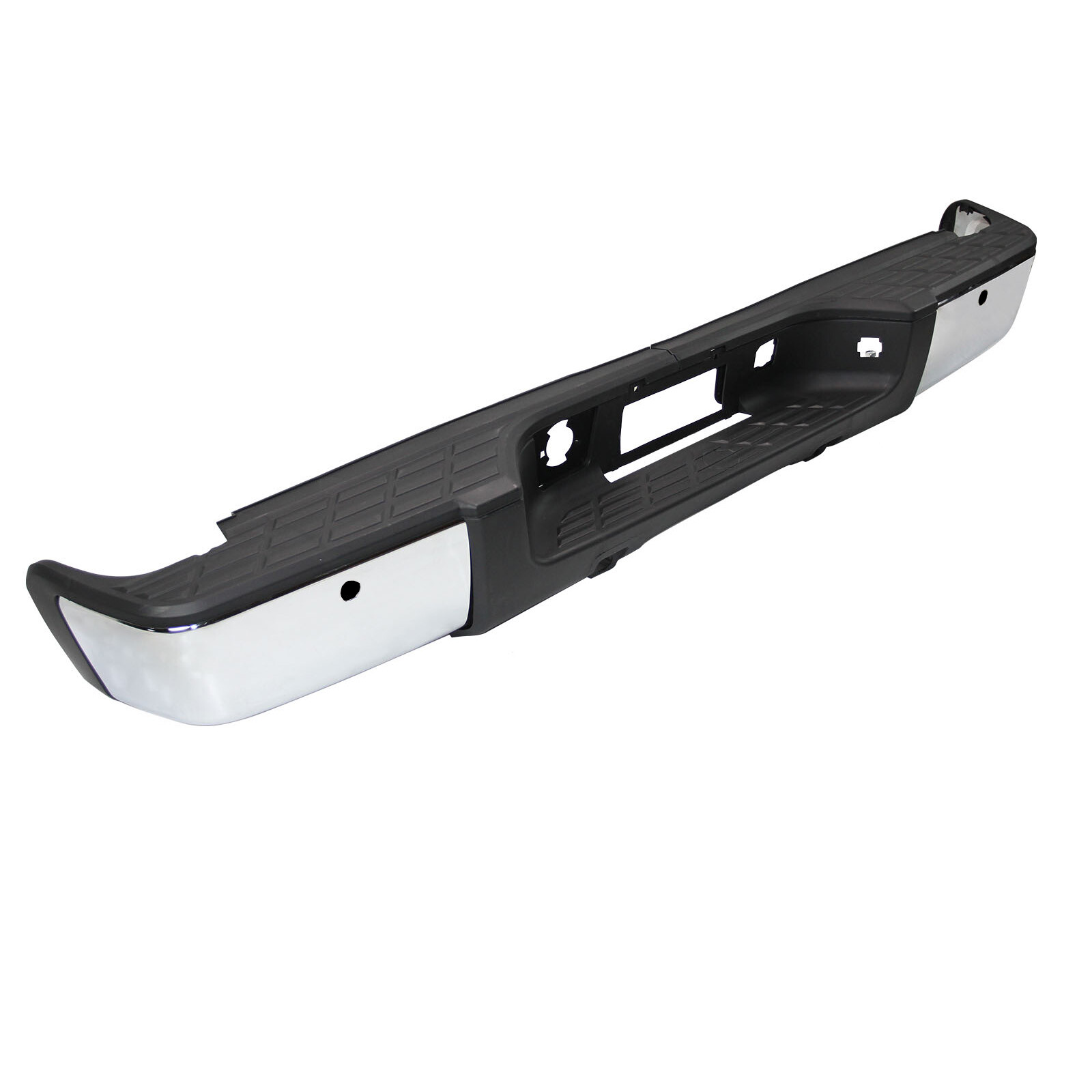 Chrome Rear Step Bumper Assembly For 2007-2013 Chevy Silverado GMC ...