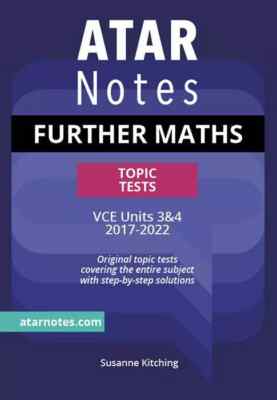 Atar Notes Further Maths Topic Test VCE Units 3 & 4 2017-2022 | eBay ...