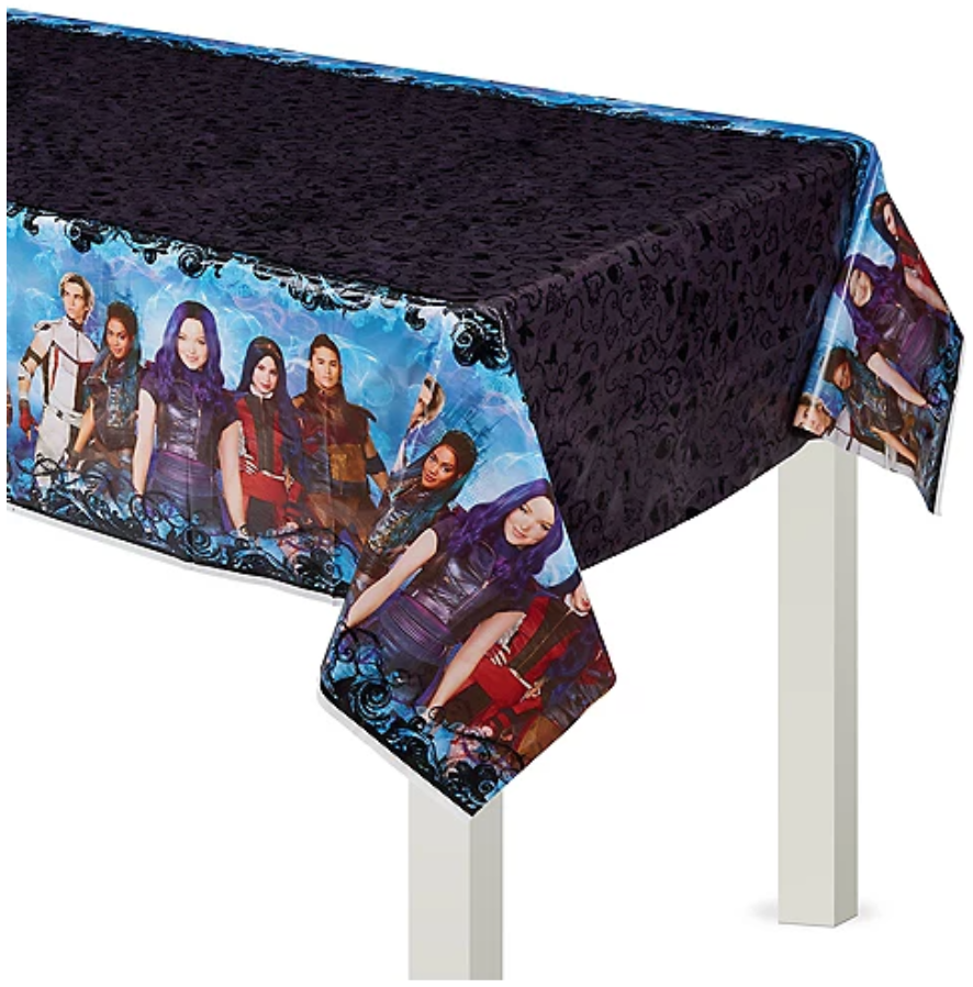 Descendants 3 Table Cover ~ Disney Descendants 3 Plastic Table Cover ...