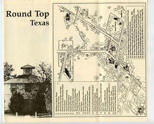 The History and Lore of Round Top Texas Brochure | eBay