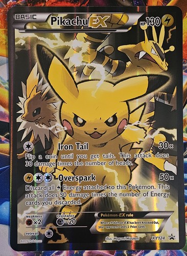 Pokémon Pikachu TCG EX Jumbo Black Star Promo Card XY124 | eBay