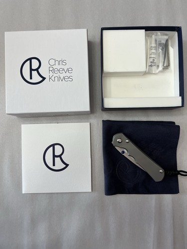 Chris Reeve Knives Large Inkosi Glass Bead Blasted Drop Point CPM ...