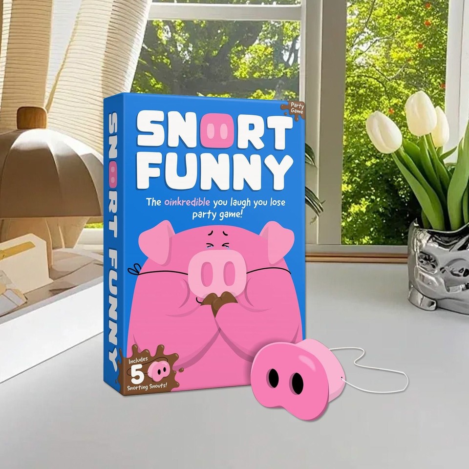 Snort Funny - The Oinkcredible You Laugh You Lose Party Game For Adults ...