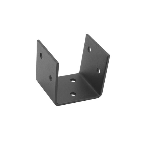 20-Pack Black U-Shaped Metal Mounting Brackets Support for 2x4 & 2x6 ...