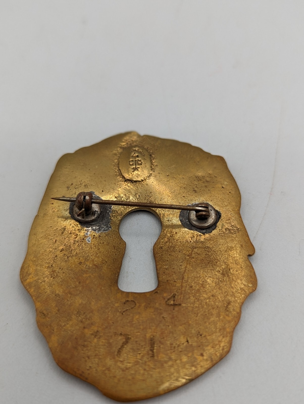 Max Rieg Colonial Williamsburg Brass Gold Tone Key Ho… - Gem