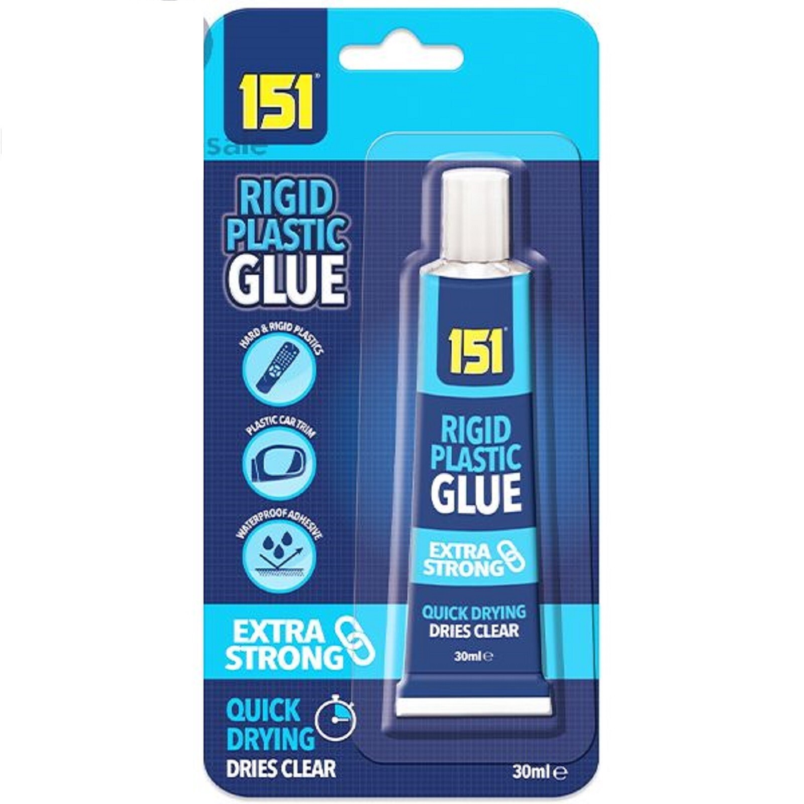 Rigid Hard Plastic Glue Adhesive Extra Strong Clear Quick Drying ...