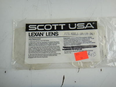 Scott USA Helmets Face Shield Visor - Lexan Lens Model 109 & 119 Only ...