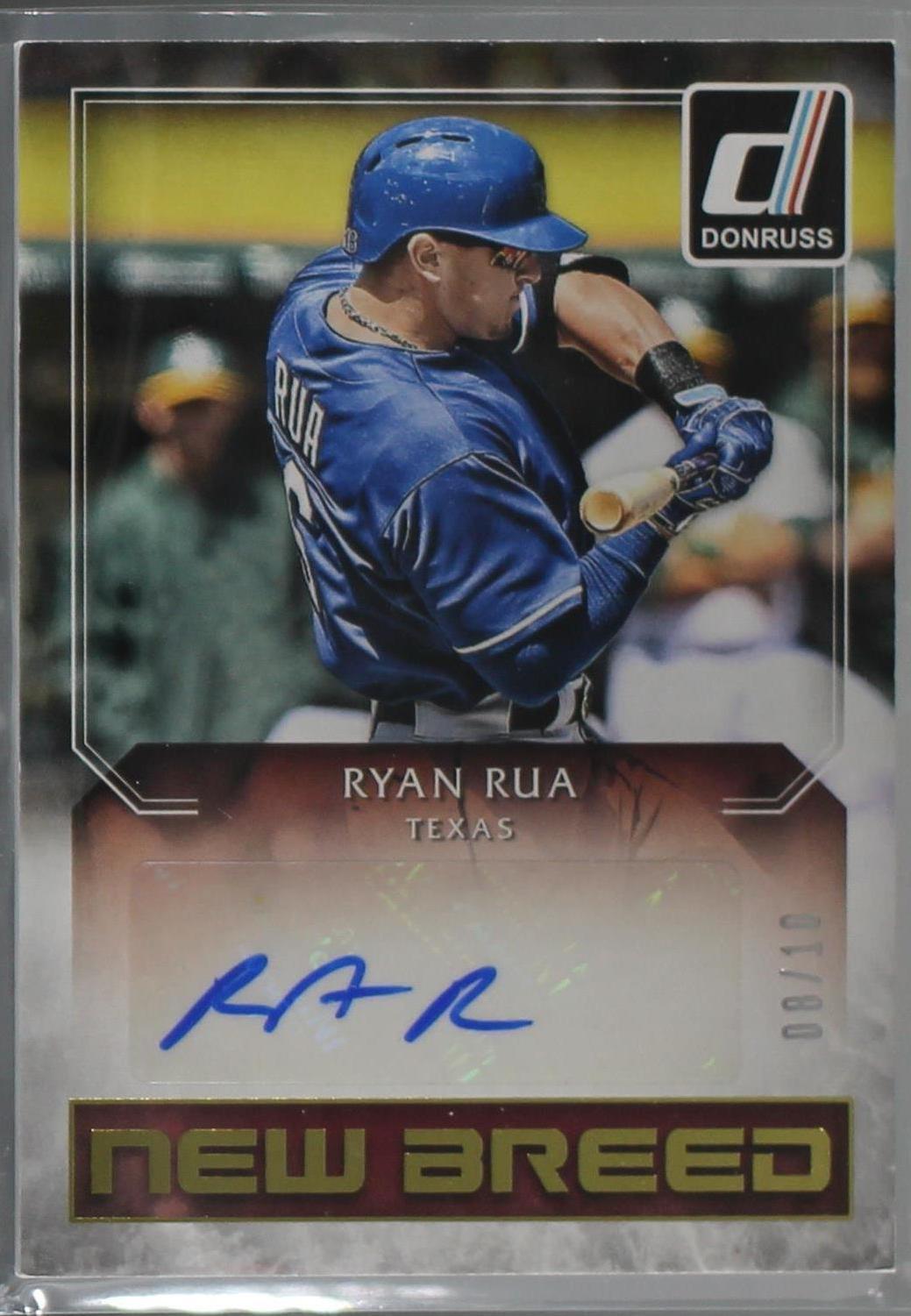 2016 Panini Donruss - New Breed Autographs Ryan Rua #NB-RR Gold /10 (AU ...