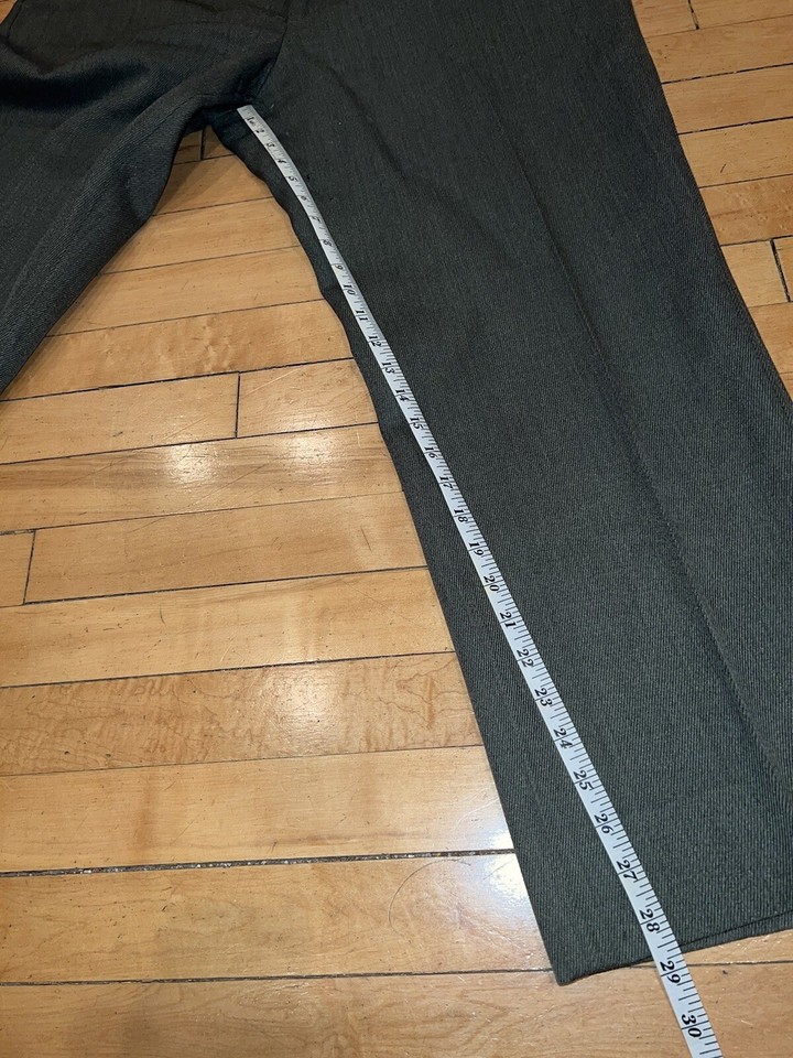Vintage CC Filson Wool Pants Mens 40x28 Army Green Whipcord Thick ...